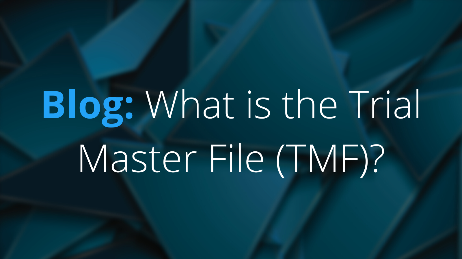 What is the Trial Master File (TMF)? | Arkivum