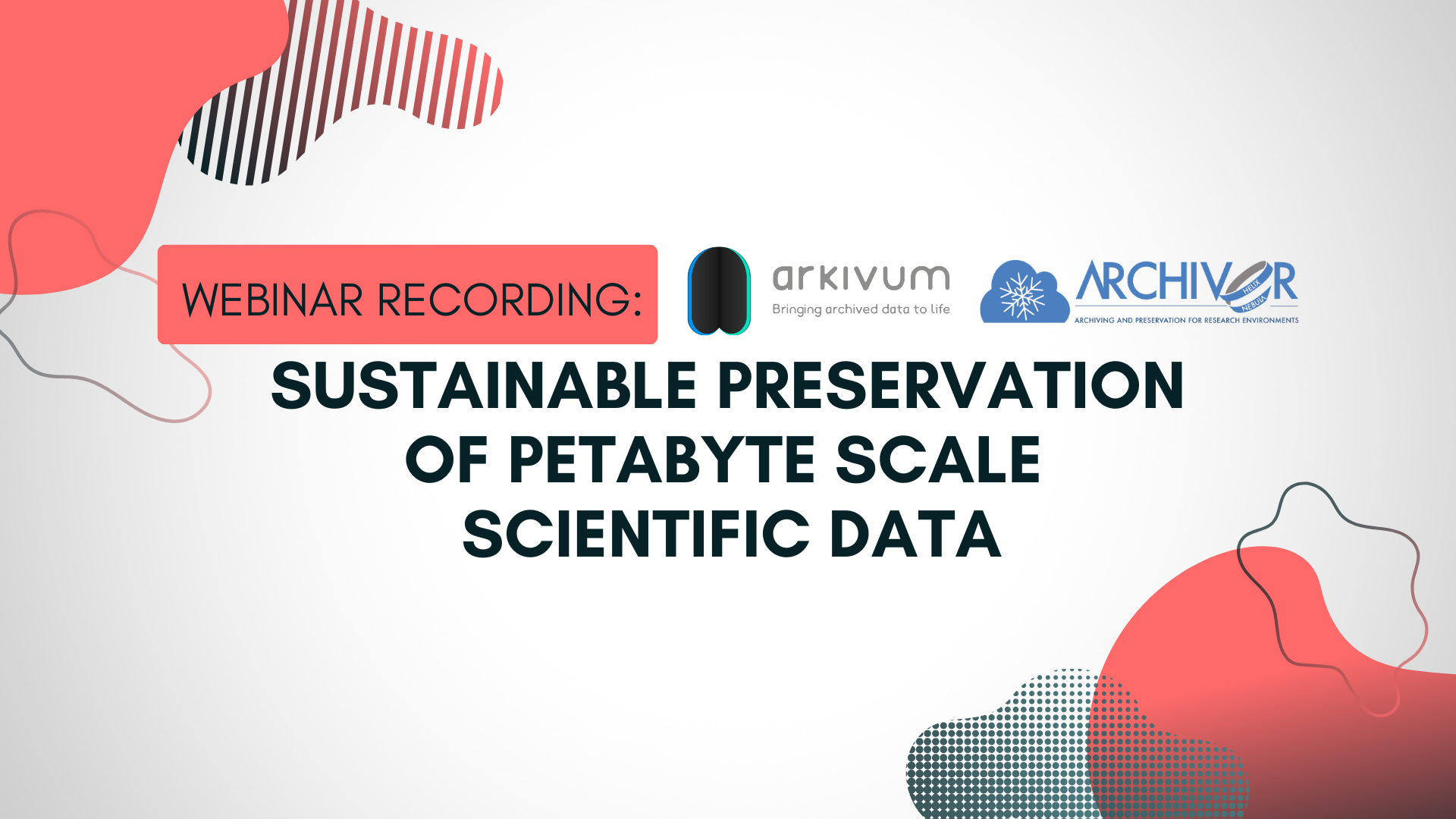 Preservation of Petabyte Scale Scientific Data | Arkivum