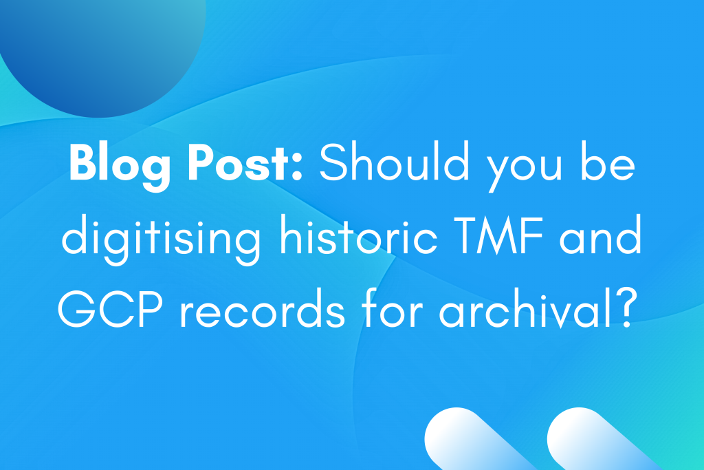 Digitising historic TMF & GCP records for archival | Arkivum
