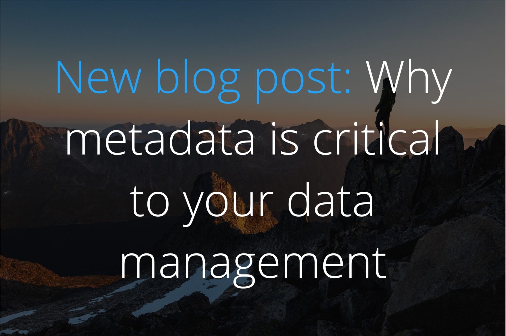 Why metadata is critical to your data management | Arkivum