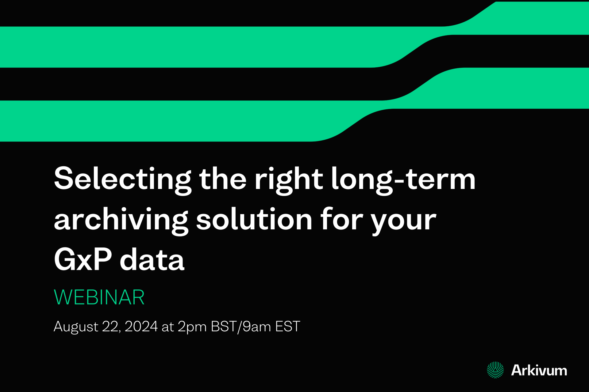 Archiving solutions for your GxP data | Arkivum